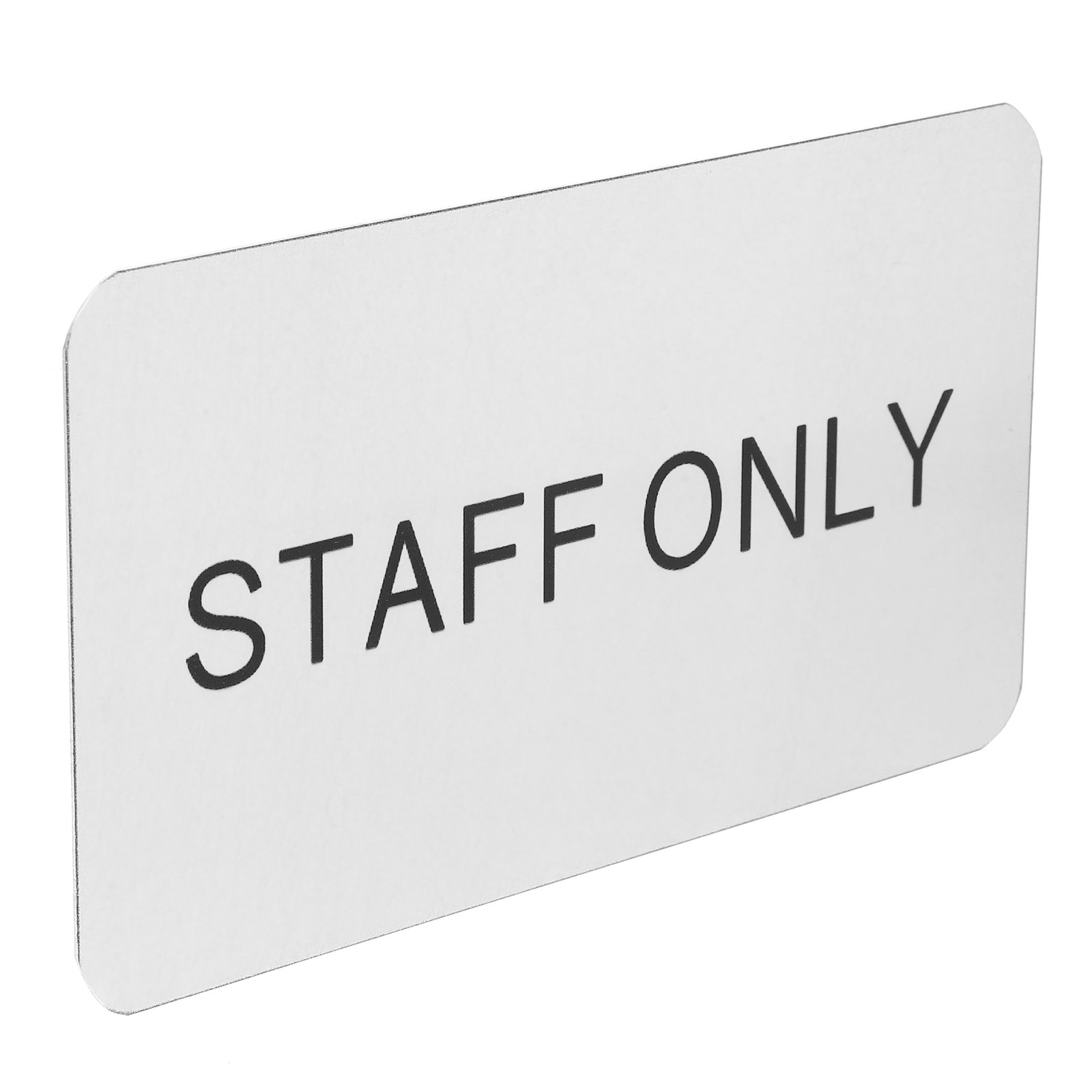 Staff Only Plate Wall Mount Door and Wall Sign Res... – Grandado