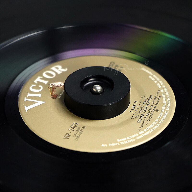 2022 45 RPM Turntable Adapter Aluminum Silver Blac... – Grandado