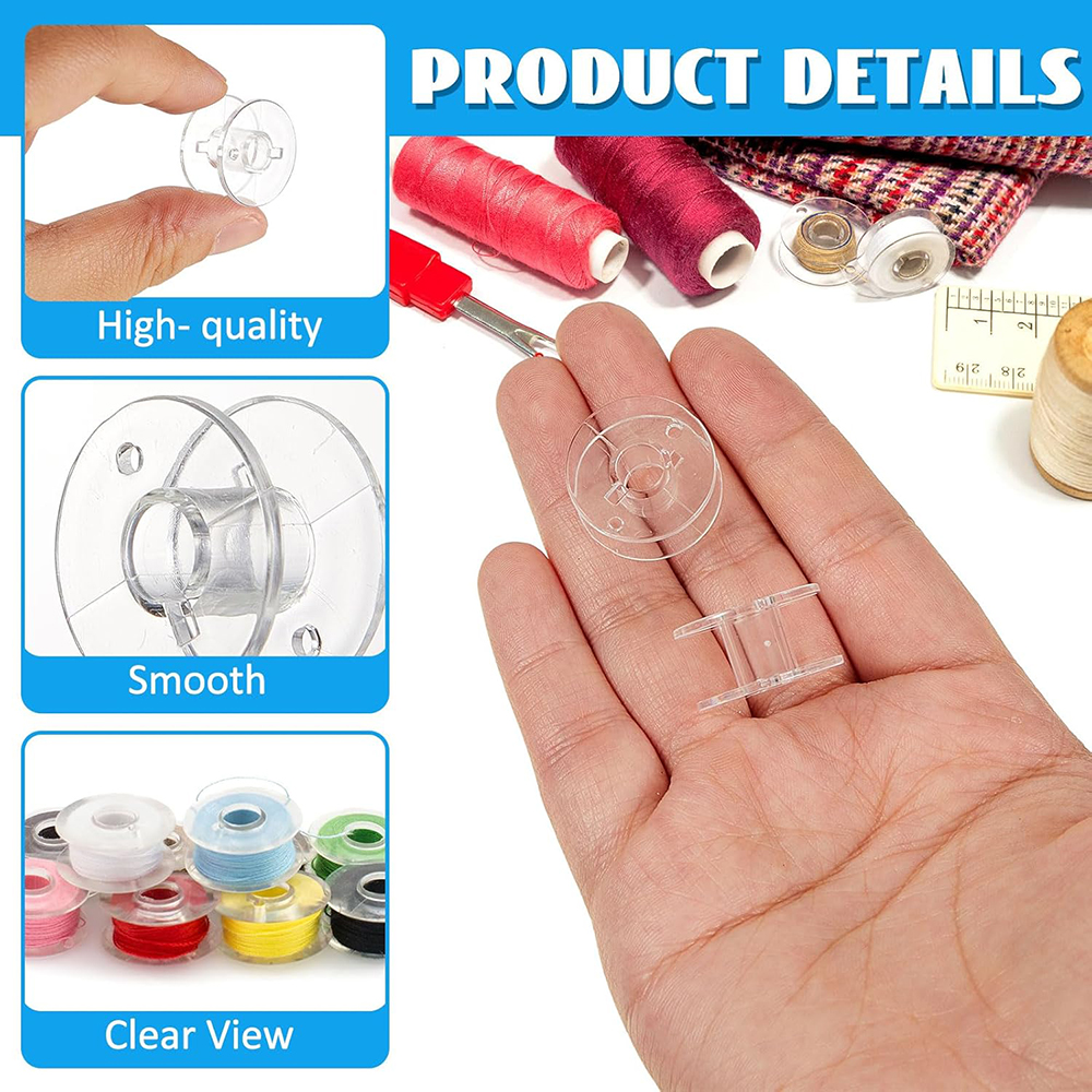 50pcs Sewing Machine Bobbins Spools Sewing Machine... – Grandado