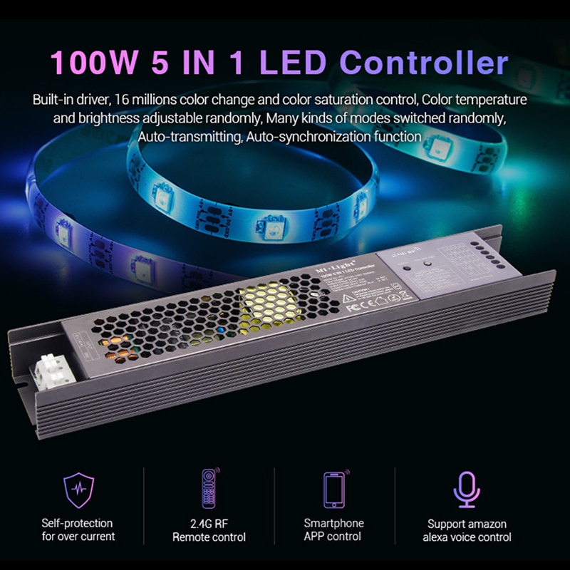 PX1 Miboxer 100W 5 IN 1 LED Controller 2.4G RF/APP... – Grandado