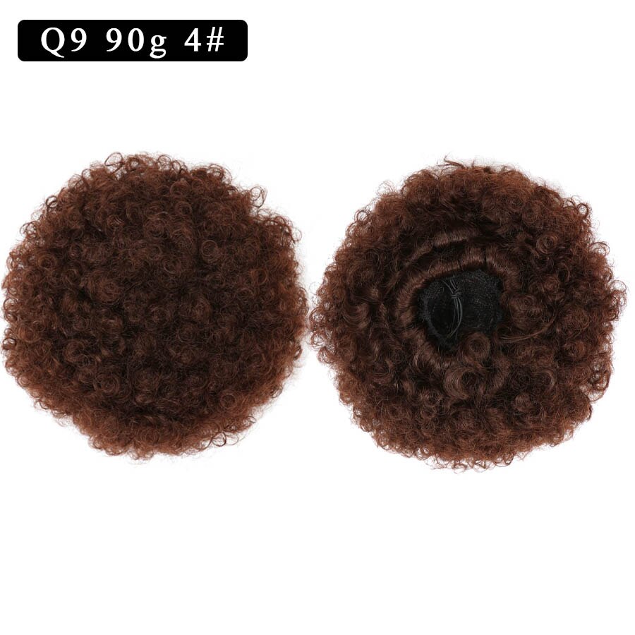ValenWigs Afro Bun Short Synthetic Puff Hair Bun C... – Grandado