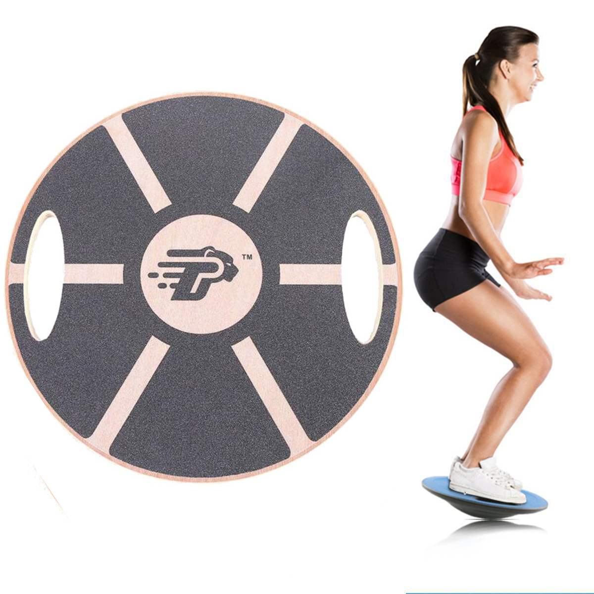 Octagonal Wooden Balance Trainer Board Non-Slip Sp... – Vicedeal