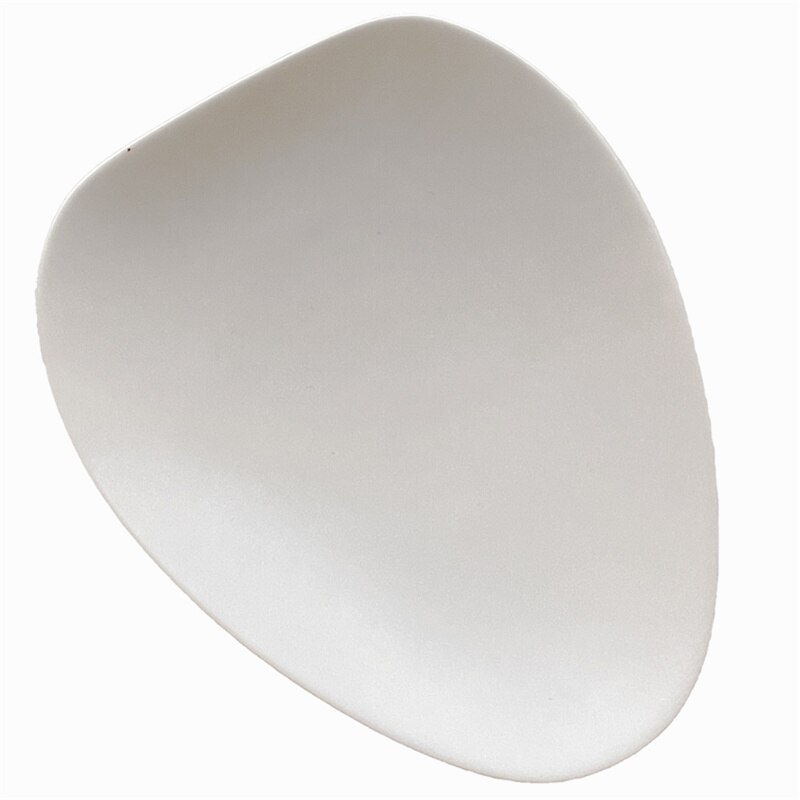 White Matte Triangle Plate Dessert Plate Coffee Sh... – Grandado