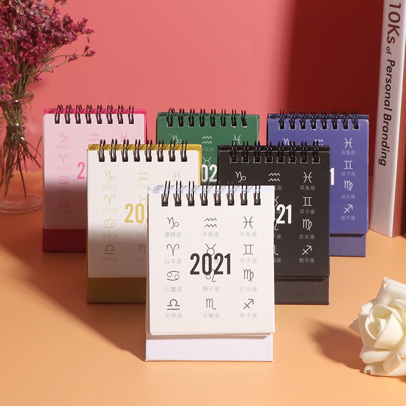 Mini Desk Calendar DIY Portable Desk Calendars Dai... – Vicedeal