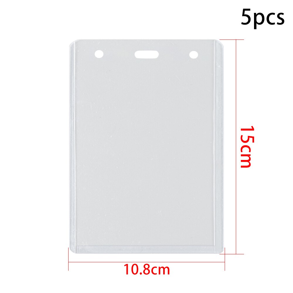 5PCs Transparent Plastic Badge Work Card Holder Pr... – Grandado