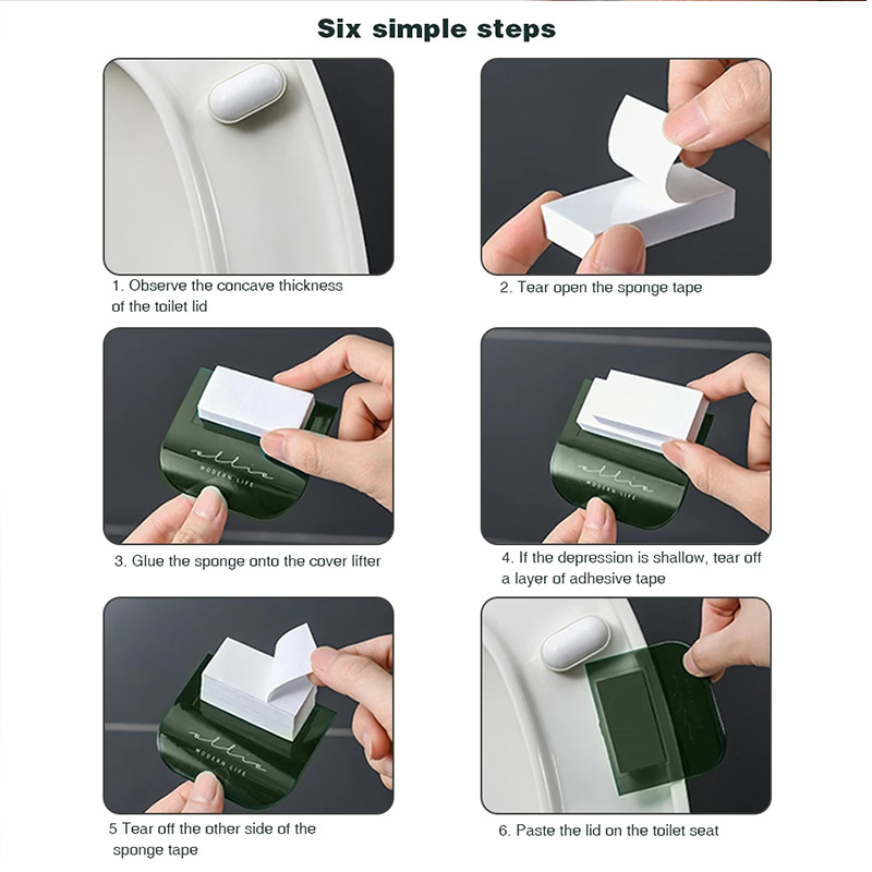 1PC Seat Handle Lid Toilet Seat Holder Sanitary Cl... – Grandado