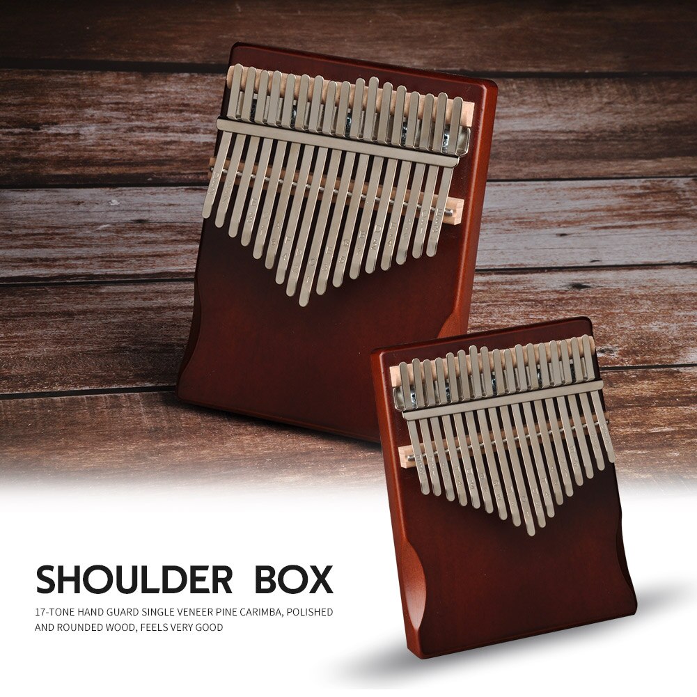 17 Key Kalimba Pine Wood Musical Instrument Thumb ... – Grandado