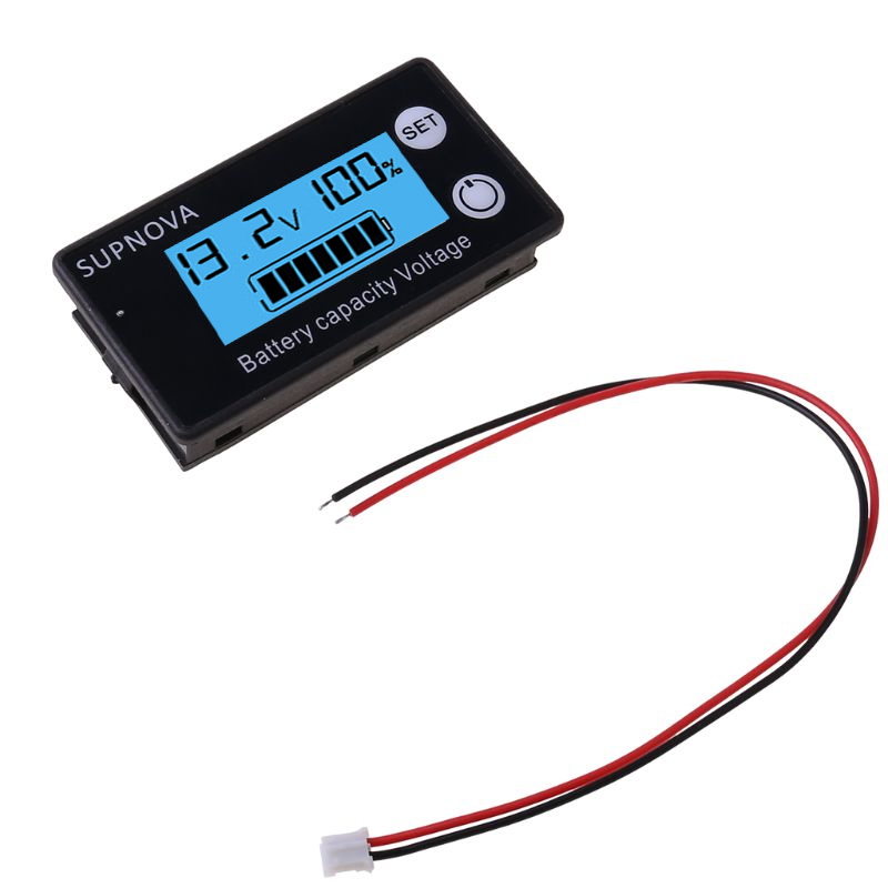 Battery Capacity Indicator tester DC 8V-100V Lead ... – Grandado