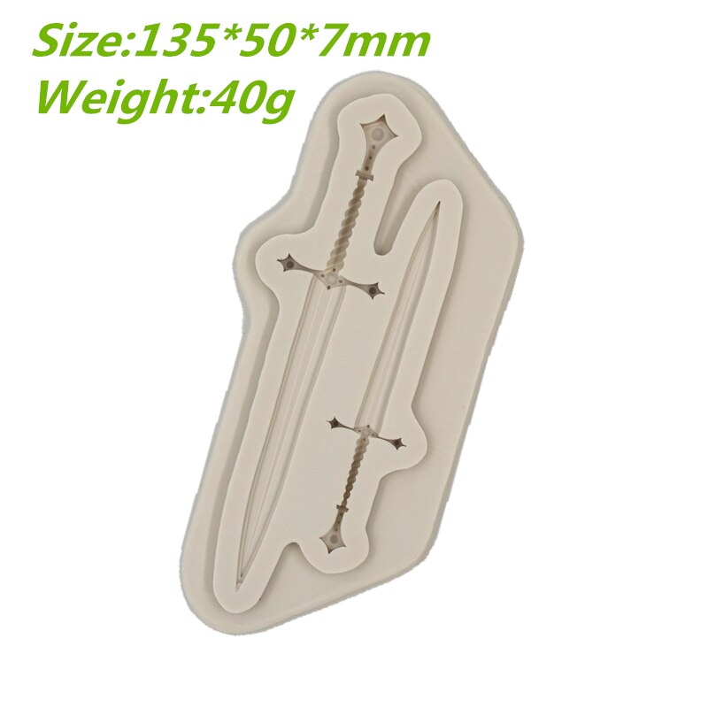 Cute Sword Silicone Resin Mold DIY Cake Pastry Fon... – Vicedeal