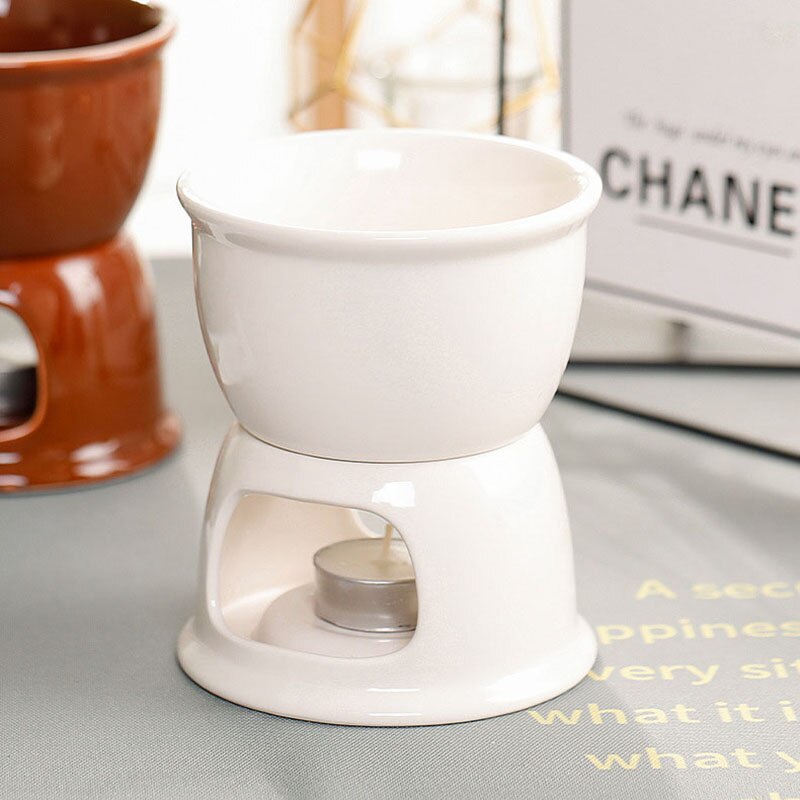 Fondue Pot Set, Glazed Ceramic Fondue Set for Choc... – Grandado
