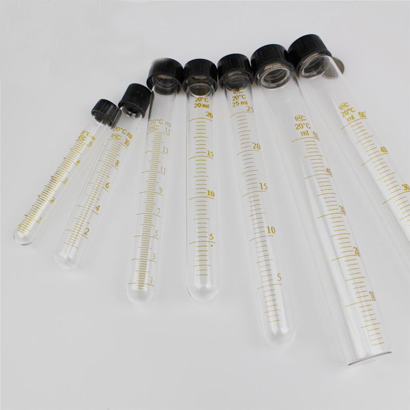 2pcs/lot 15ml Glass Test Tube with Screw Cap Calib... – Vicedeal