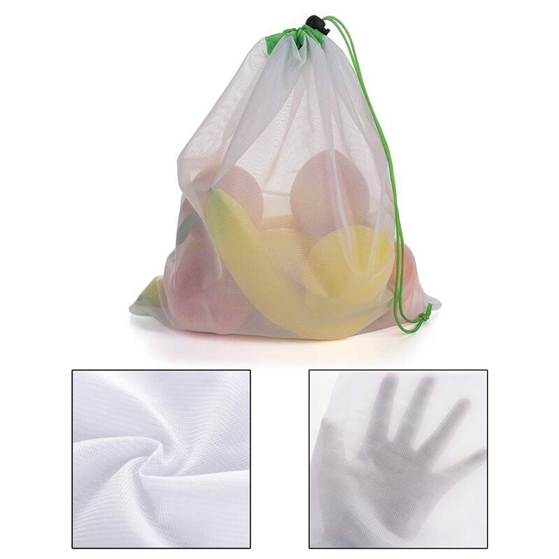 12Pcs Eco Friendly Reusable Vegetable Bags Home Ki... – Grandado