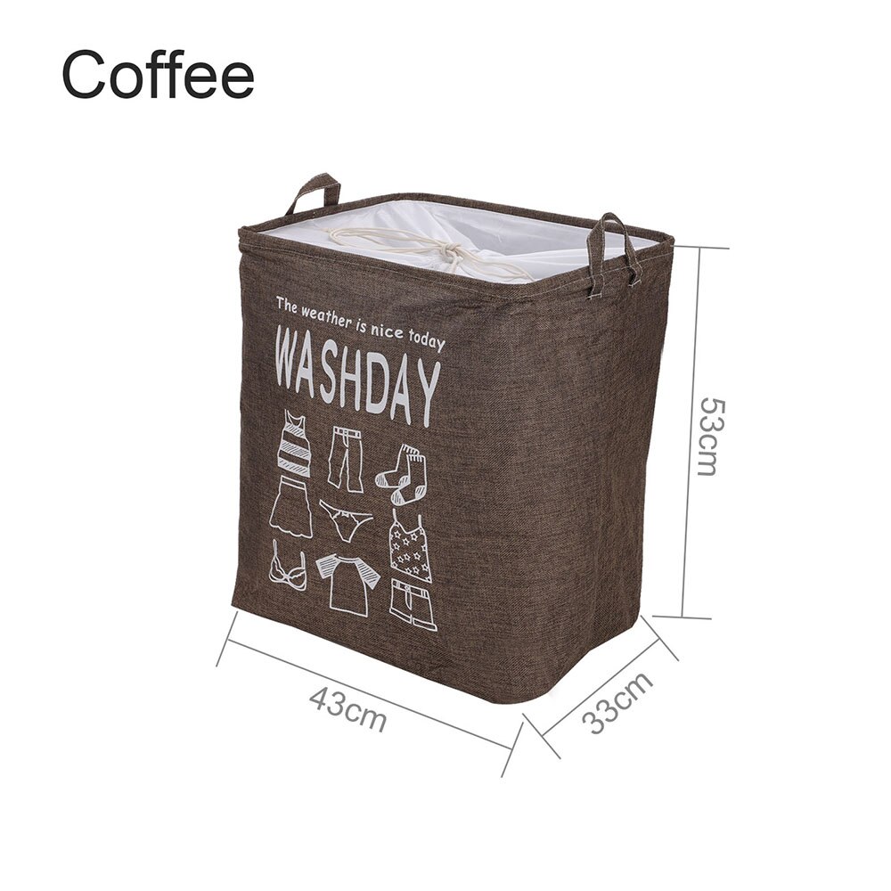 40/75L 2 Types Foldable Laundry Bag Dirty Clothes ... – Vicedeal