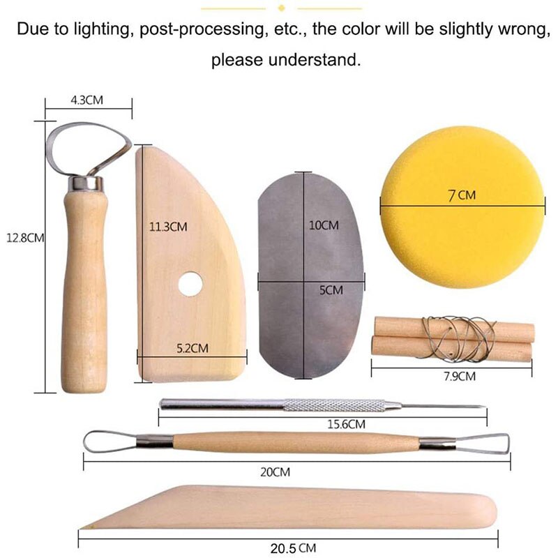 8pcs Premium Pottery Clay Tools Set Ceramics Molde... – Grandado