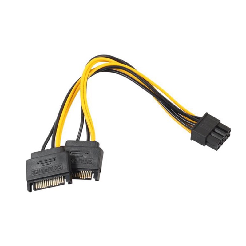 5PCS Dual SATA 15Pin to 8Pin Image Card Power Adap... – Grandado