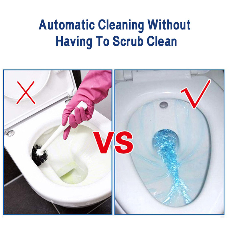 Bottled Blue Bubble Toilet Cleaner Odor Dirt Guard... – Vicedeal