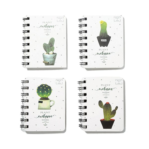 Cute Cactus Daily Office Supplies Planner Spiral N... – Grandado