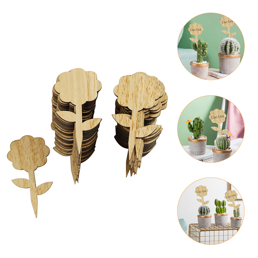 60 Pcs Plant Labels Wooden Gardening Tags Durable ... – Grandado
