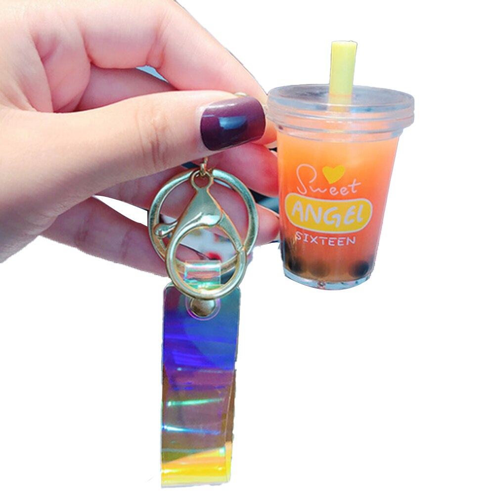 Mini Soft Drink Keychain Coconut Milk tea Beverage... – Vicedeal