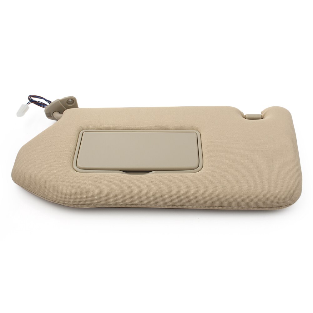 Tan Car Sun Visor w/ Light Left Driver Side Sunsha... – Grandado
