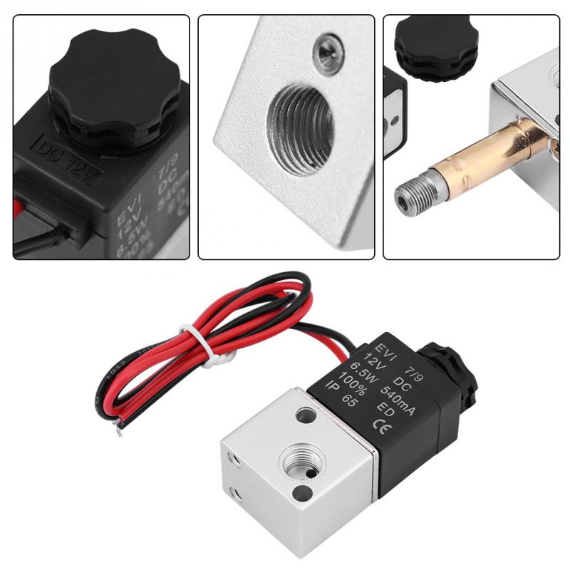 3V1-06 DC 12V/24V 3 Way 2 Position 1/8" BSP Normal... – Grandado