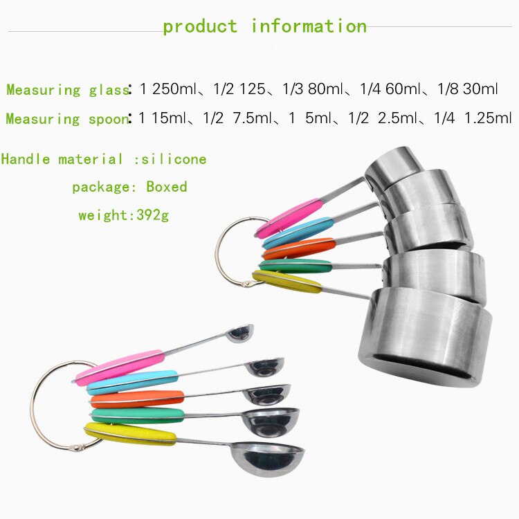 Luyou 10Pcs Maatbekers En Maatlepel Scoop Silicone... – Grandado