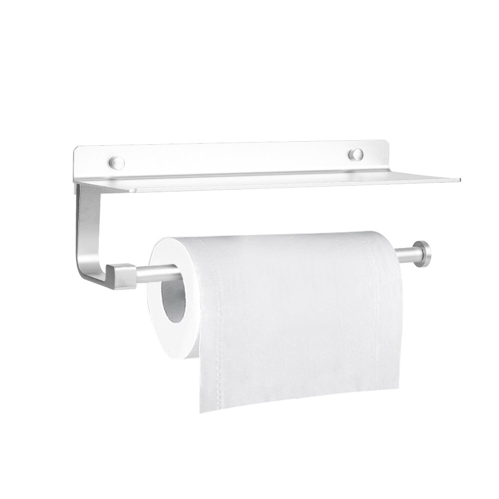 Wall Mounted Papierrolhouder Badkamer Opslag Plank... – Vicedeal