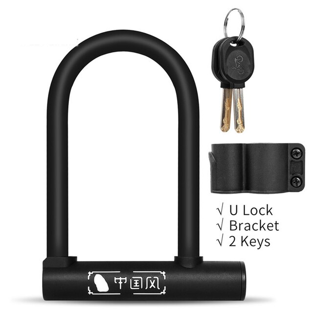 Bicycle U Lock Set Security Anti-Theft Bike Wheel ... – Grandado