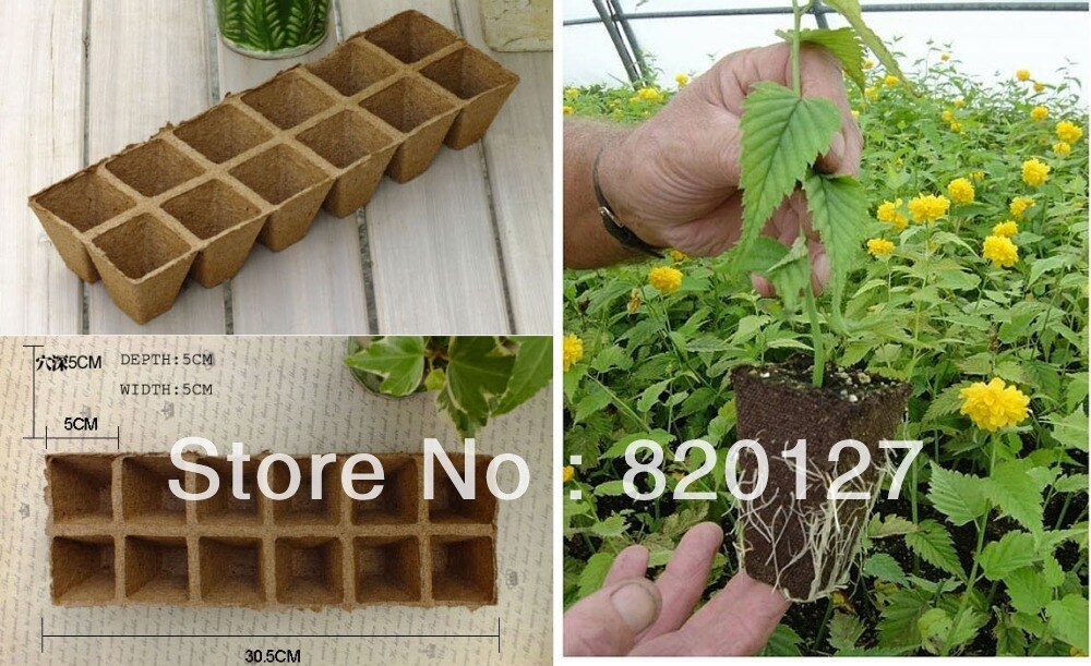 5cm*5cm/Seed Starting Pots Seed Starter Pots Trays... – Grandado