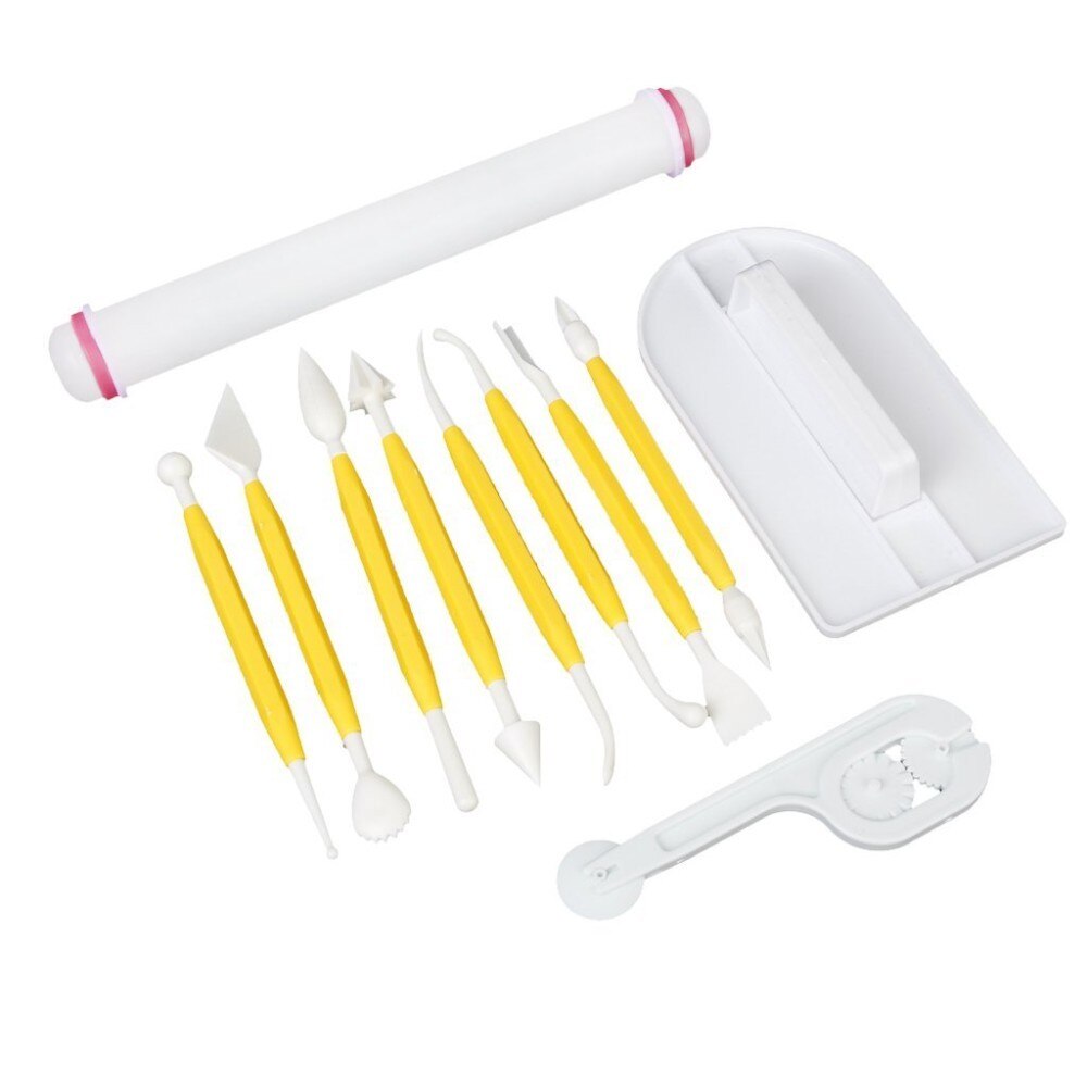 11pcs/set Sugarcraft Icing Smoother Fondant Cutter... – Vicedeal