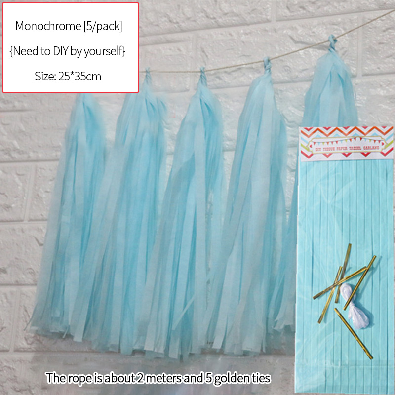 DIY Paper Crafts Colorful Paper Tassel Estive Wedd... – Grandado