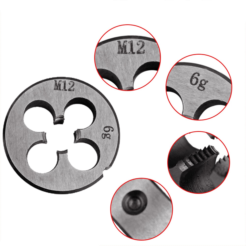 1pcs M12 * 1.0mm Spoed Sterven Mini Metric Threadi... – Vicedeal