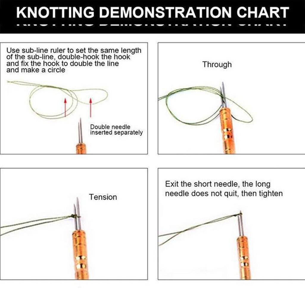Fast Fishing Knotting Tool Blister Packaging Pract... – Grandado