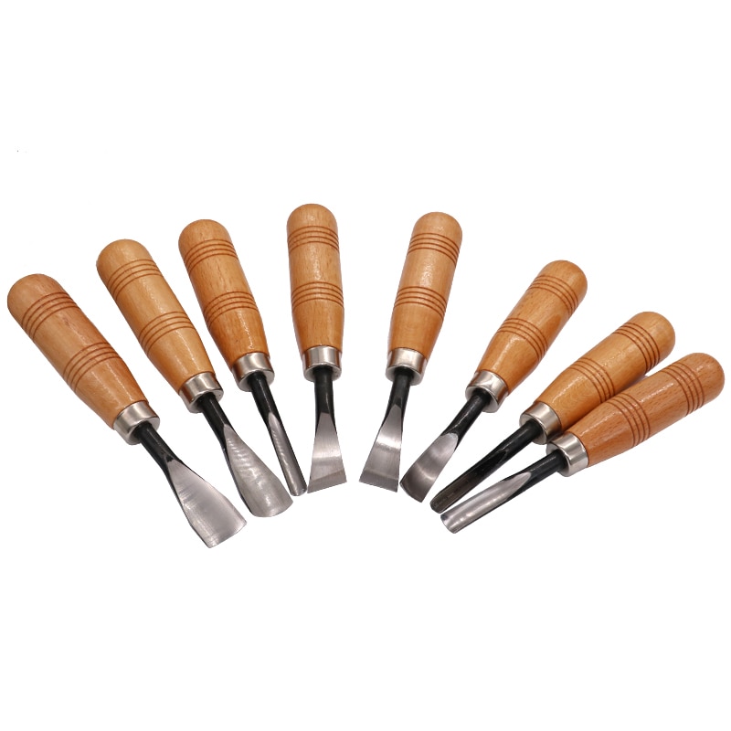 8Pcs/set QST EXPRESS Dry hand Wood Carving Tools C... – Grandado
