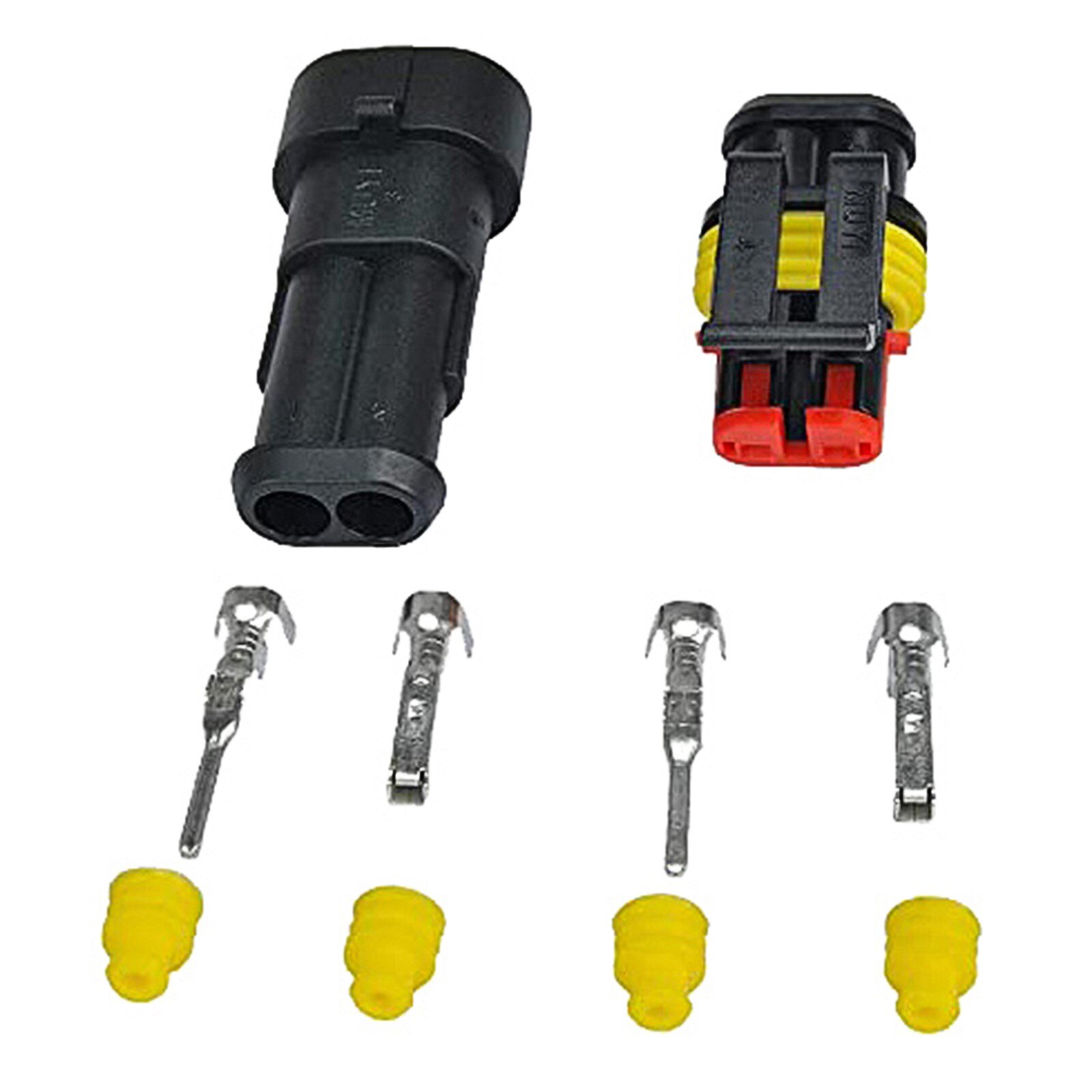 20 Set 2 Pin Way Super Seal Waterdichte Elektrisch... – Vicedeal