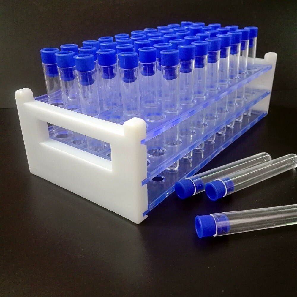 50 Stuk Buis-13X100 Mm (8 Ml) clear Plastic Test T... – Grandado