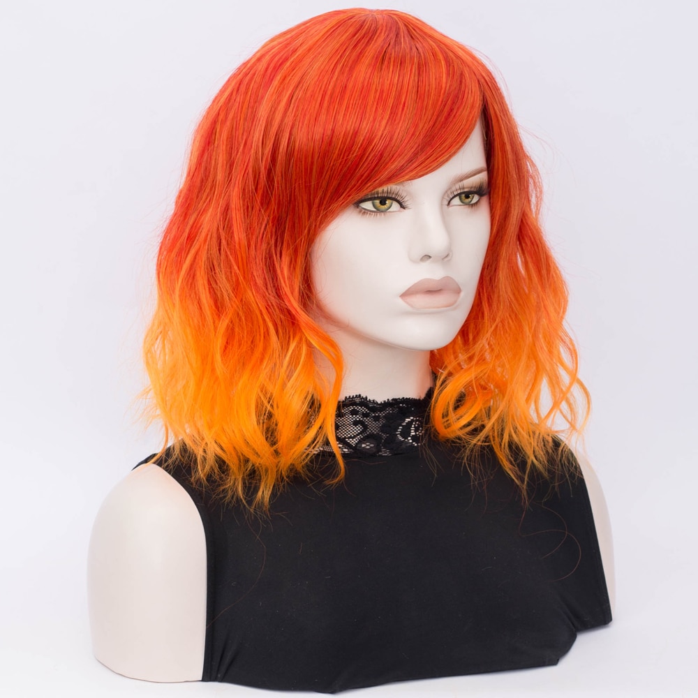 Similler Korte Vrouwen Synthetische Pruiken met Po... – Grandado