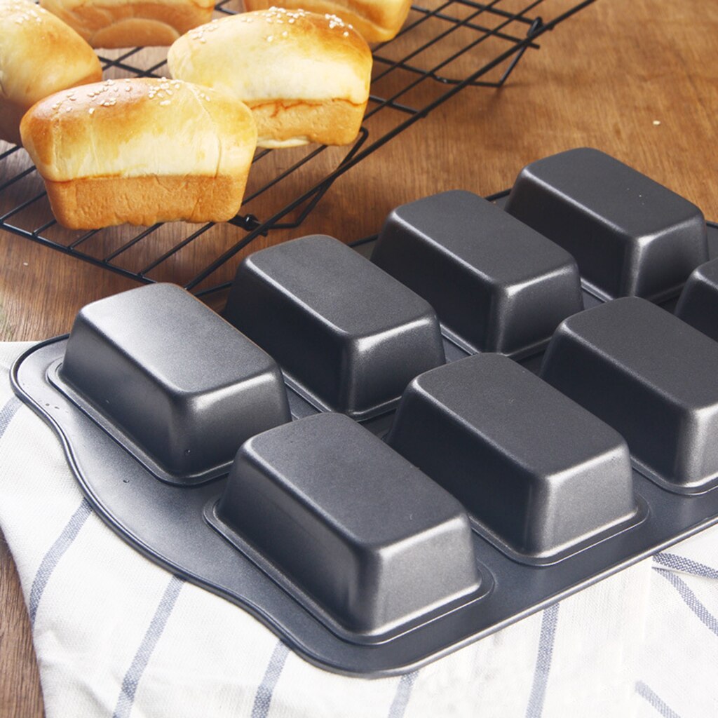 8 Cup Non Stick Mini Loaf Tin Baking Pan Bread Loa... – Grandado