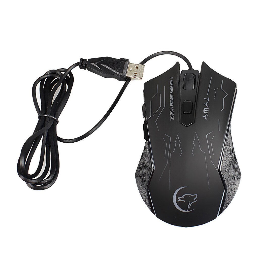 G820 Wired Gaming Mouse 6 Button Backlight Color L... – Grandado