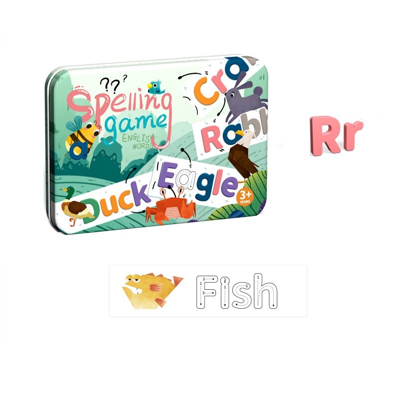 Spelling Games for Kids Alphabet Puzzle Game Toy S... – Vicedeal
