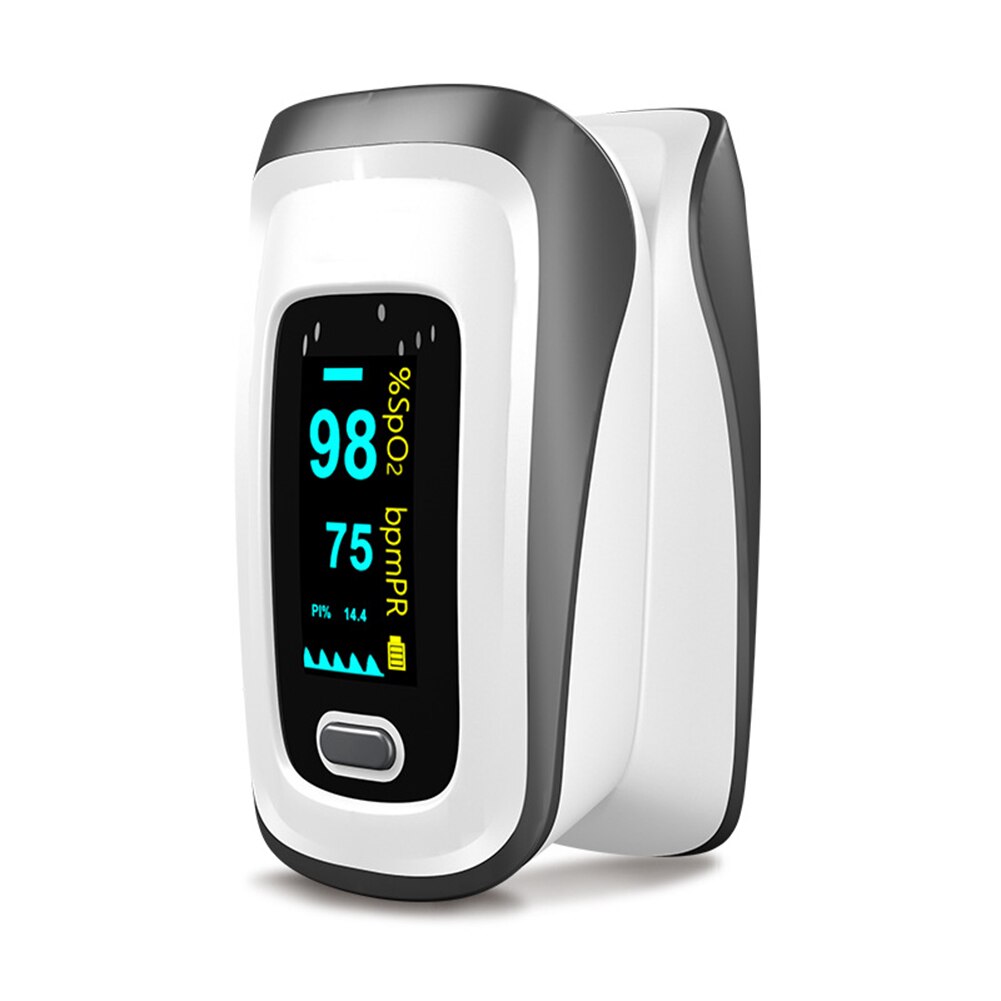 LED Finger Pulse Oximeter Blood Oxygen Meter Heart... – Grandado