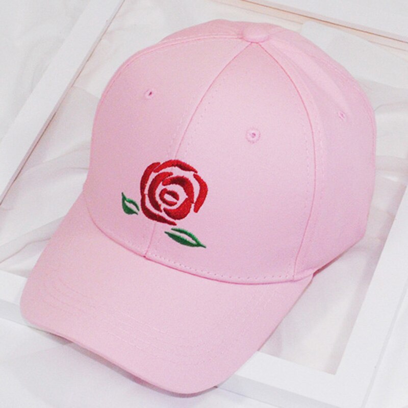 Nyeste unisex baseball cap rose broderi hat mandli... – Vicedeal