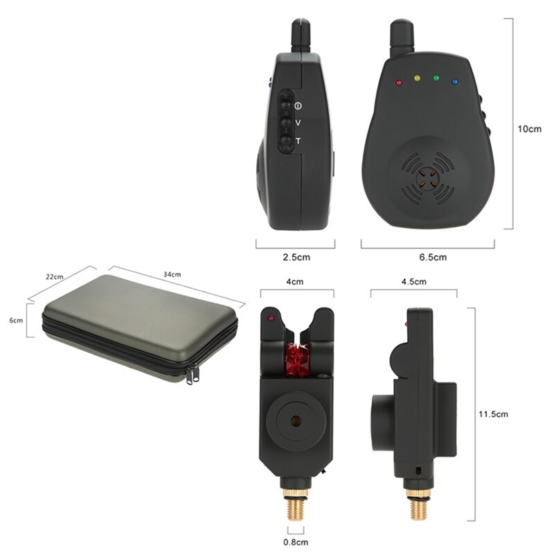 Carp Fishing Alerts Bite Alarm LED Wireless Fishin... – Vicedeal