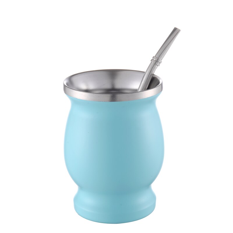 Yerba Mate Gourd Set Double-Wall Stainless Steel M... – Grandado