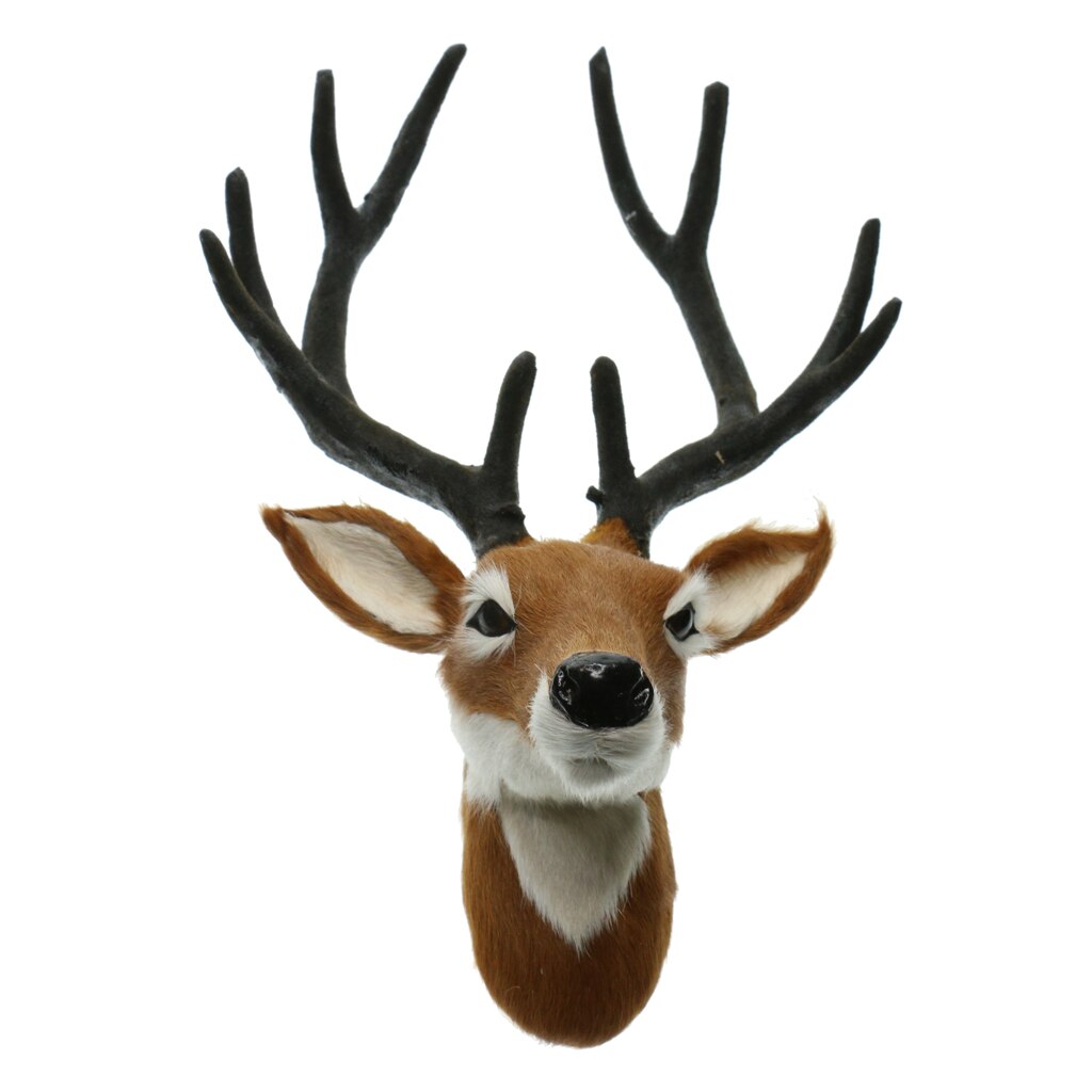 Simulation Realistic Deer Head Wall Statues Sculpt... – Grandado