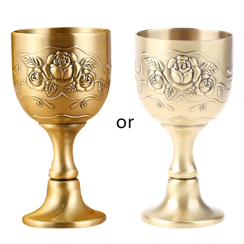 European Style Metal Antique Bronze Liquor Cup Per... – Grandado