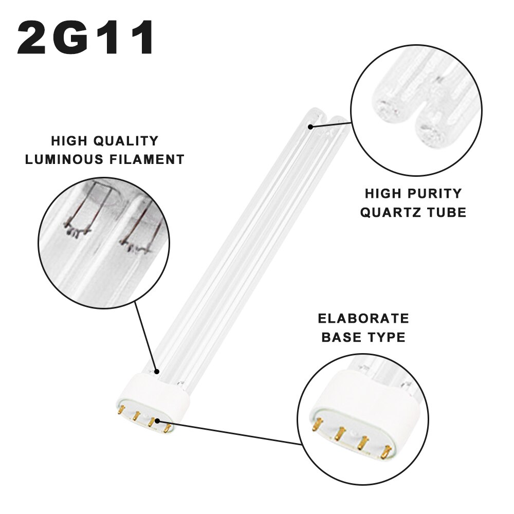 18W 24W 36W Ultraviolet Sterilizer Quartz Tube 4pi... – Grandado
