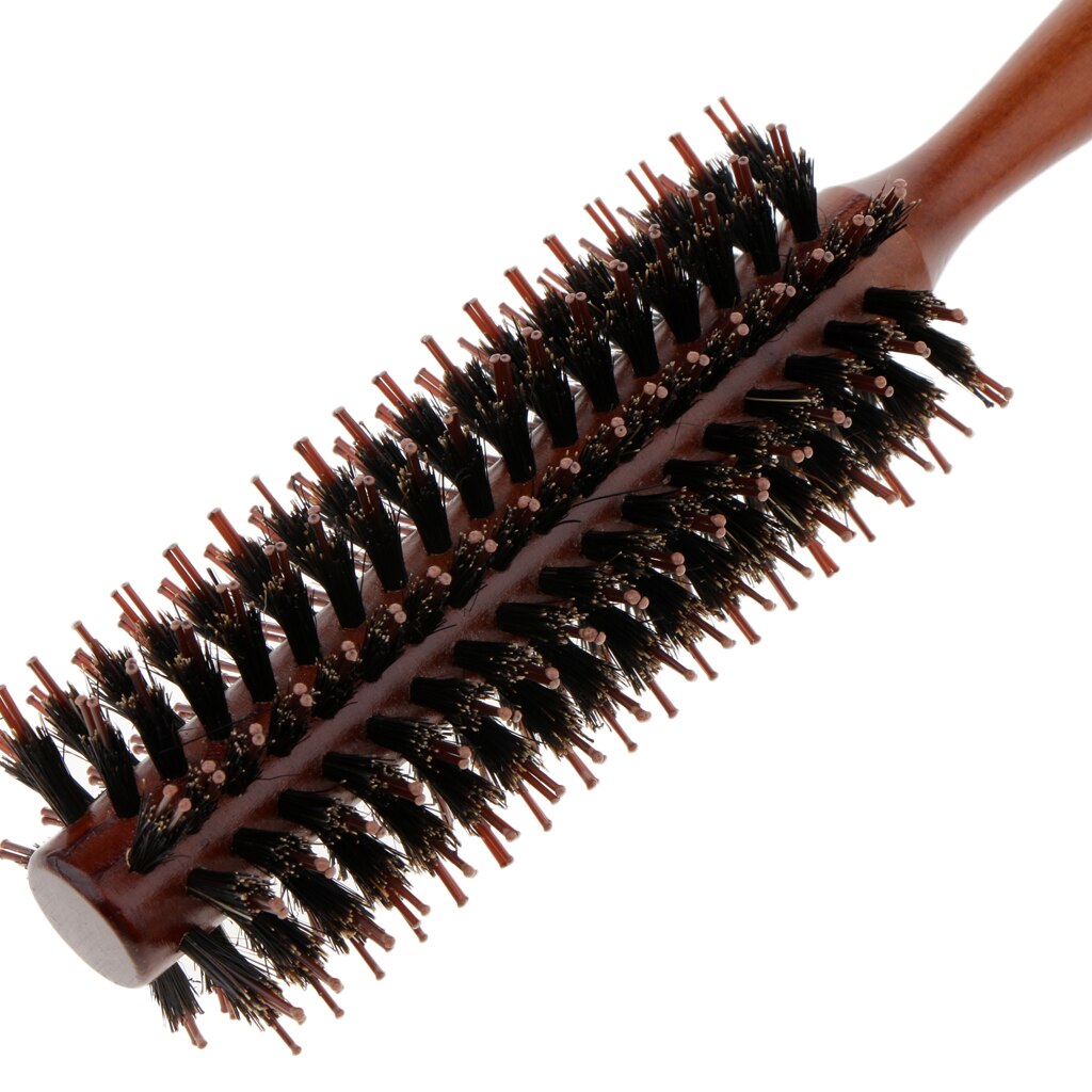 Twill/Straight Teeth Curly Hair Brush Comb Round A... – Grandado