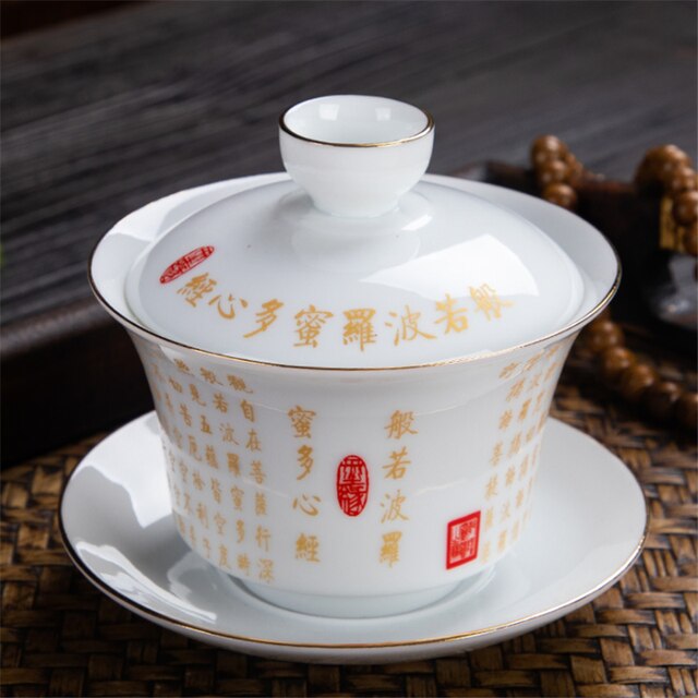Porcelain Prajna Paramita, Multi-Heart Sutra Sanca... – Vicedeal