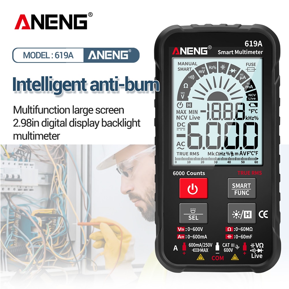 Ac Dc Voltage Current Capacitor Transistor Tester Vicedeal